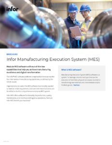 Infor-Manufacturing-Execution-System | PCG