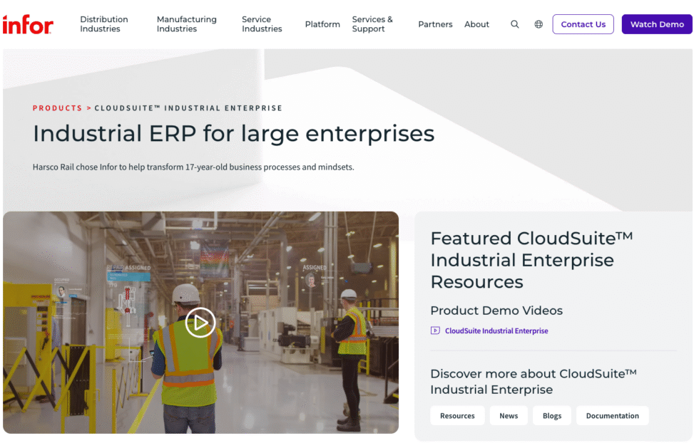 What is Infor CloudSuite? | PCG