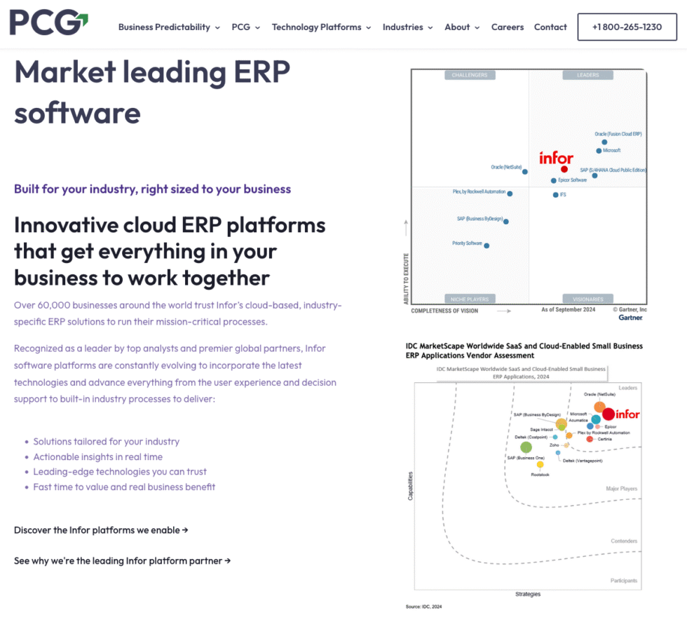 What is Infor CloudSuite? | PCG